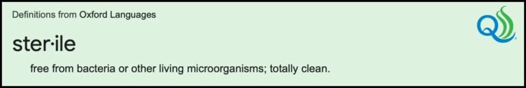 Sterile or Aseptic | Understanding the Difference | QualiTru